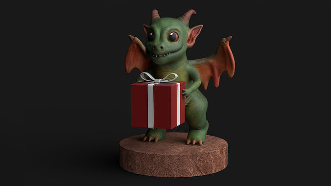 3D model Little Dragon VR / AR / low-poly | CGTrader