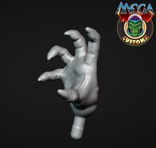 Demon Hand for MOTU Origins figures 3D model 3D printable | CGTrader