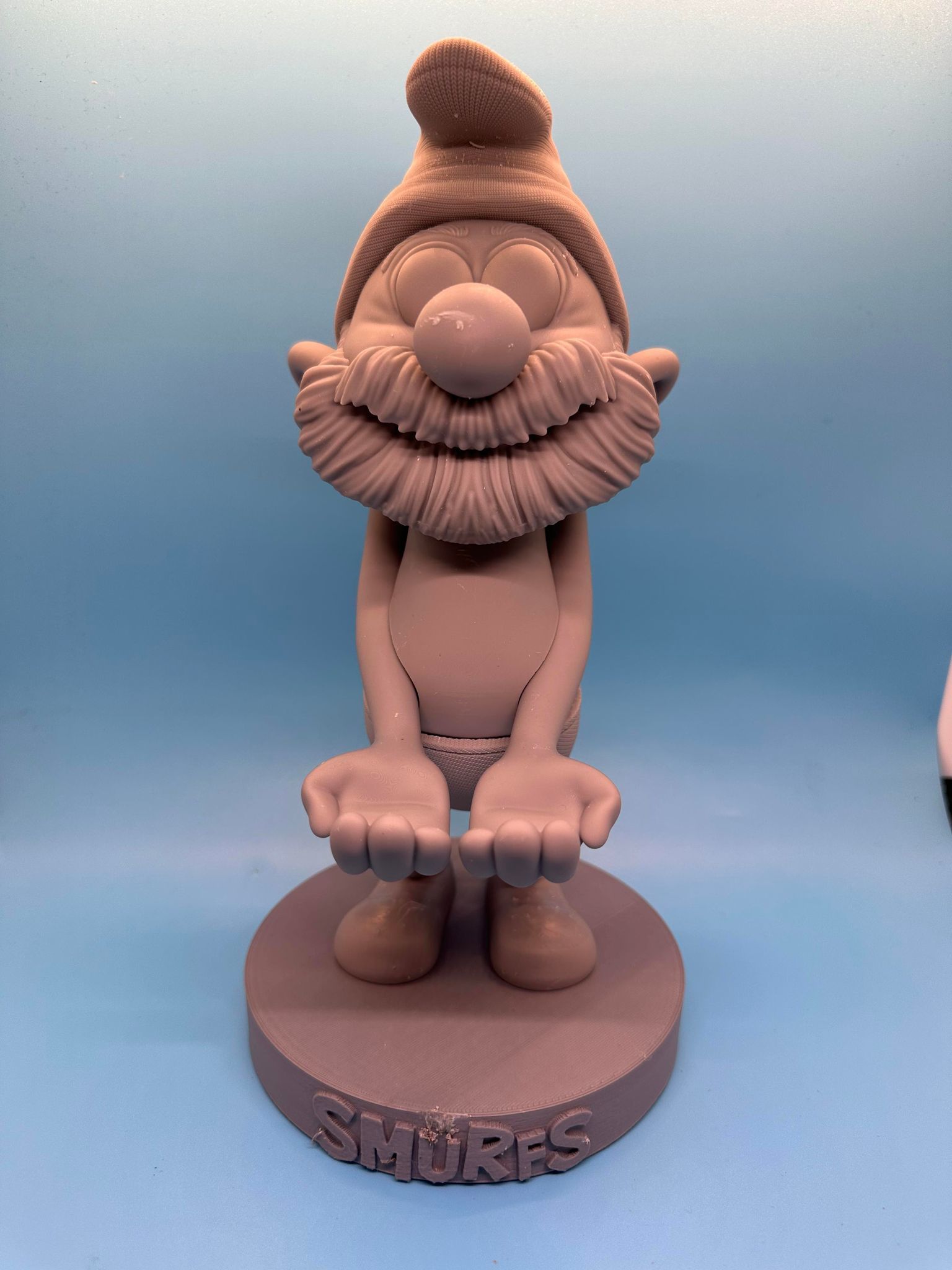 Papa Smurf Smurfs joystick holder 3D model 3D printable | CGTrader