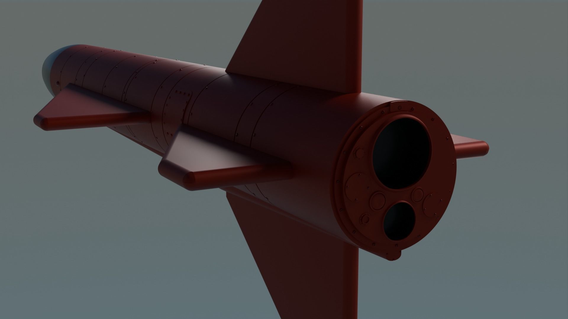 RUSSIAN KH-32 SUPERSONIC CRUISE MISSILE 3D model 3D printable | CGTrader