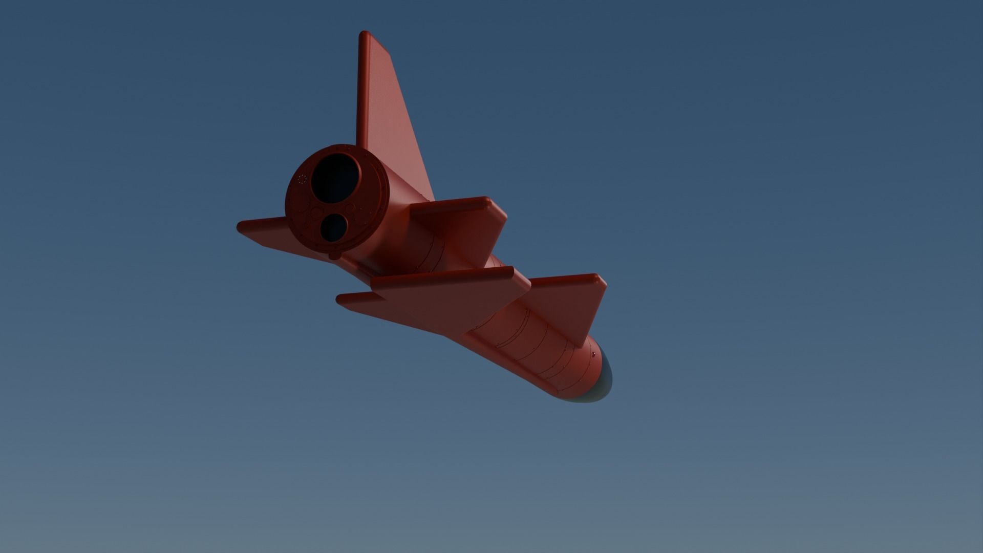 RUSSIAN KH-32 SUPERSONIC CRUISE MISSILE 3D model 3D printable | CGTrader