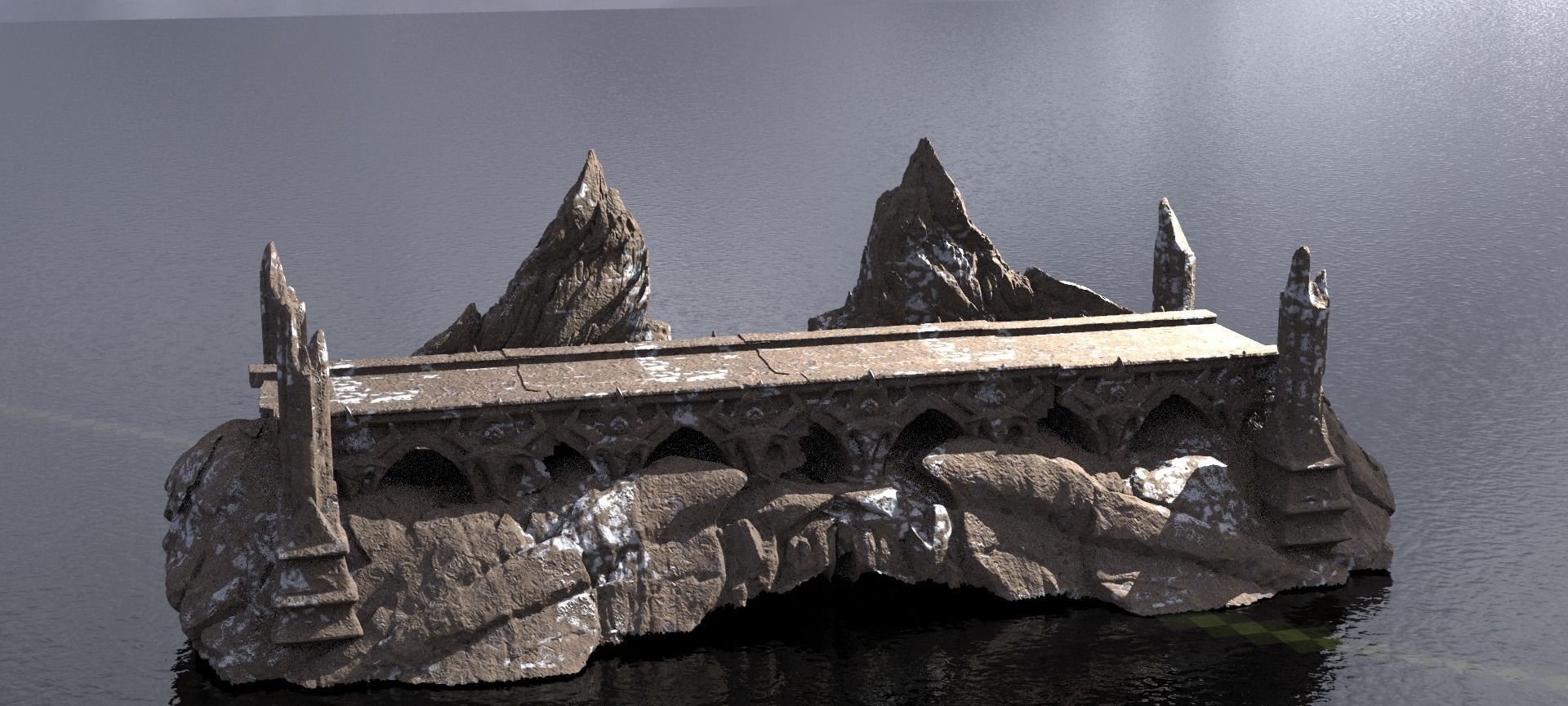 Syrian Stone monolith 3D model | CGTrader