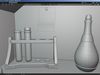 Alchemy Table and Equipment 3D model | CGTrader
