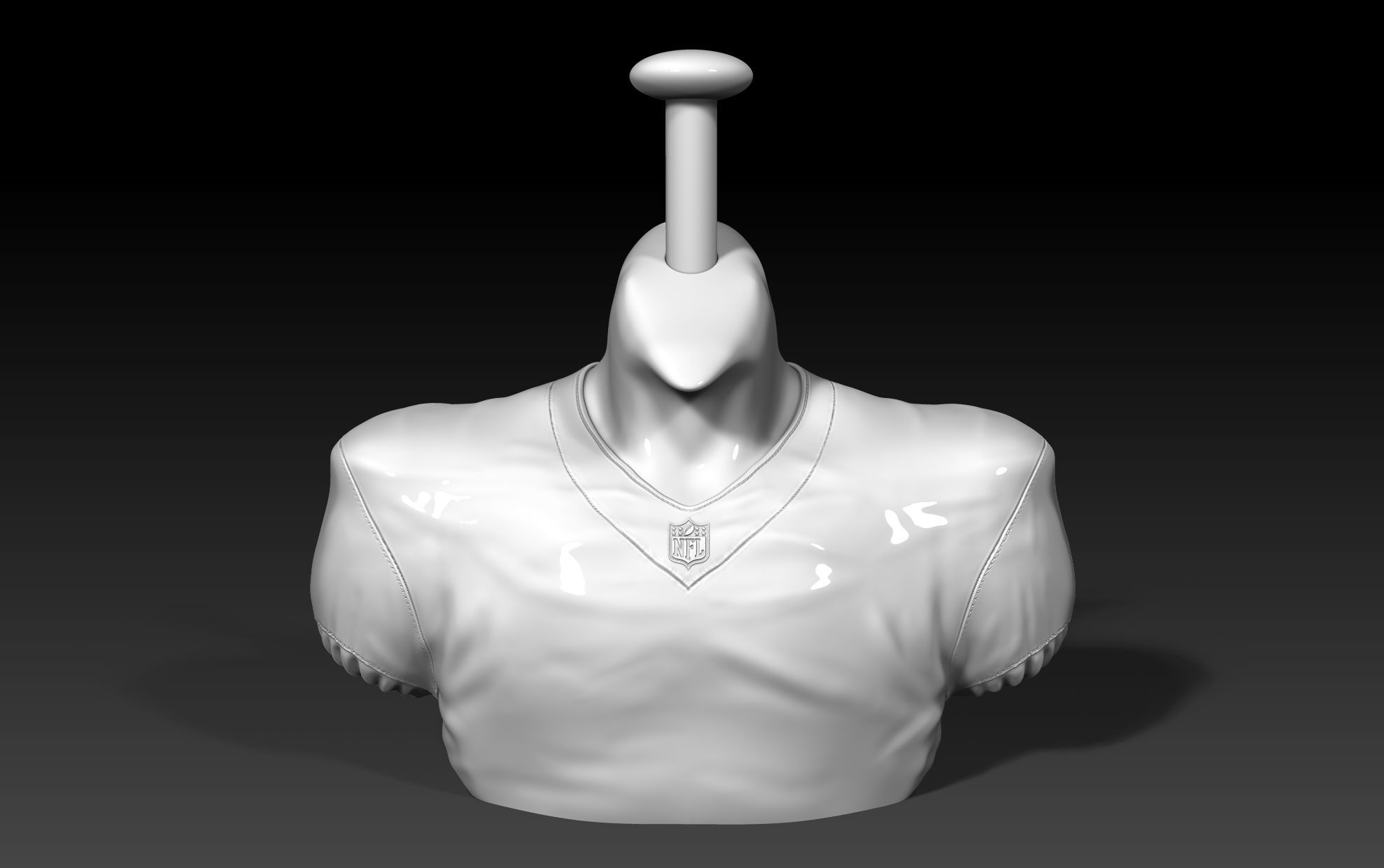 NFL Football Helmet Stand 3D model 3D printable | CGTrader