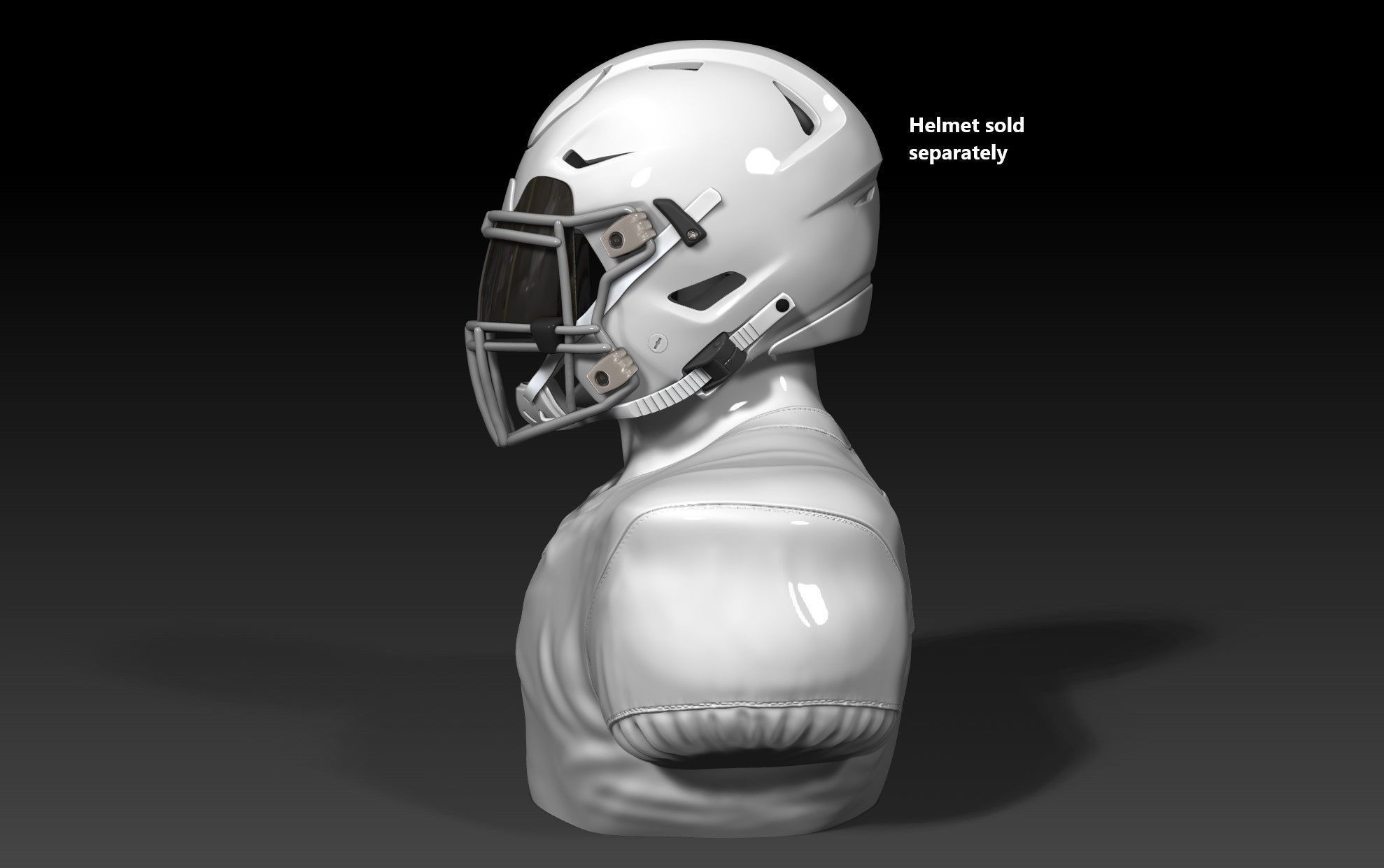 NFL Football Helmet Stand 3D model 3D printable | CGTrader