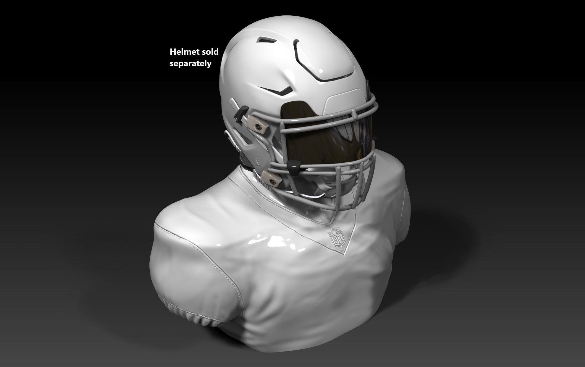 NFL Football Helmet Stand 3D model 3D printable | CGTrader