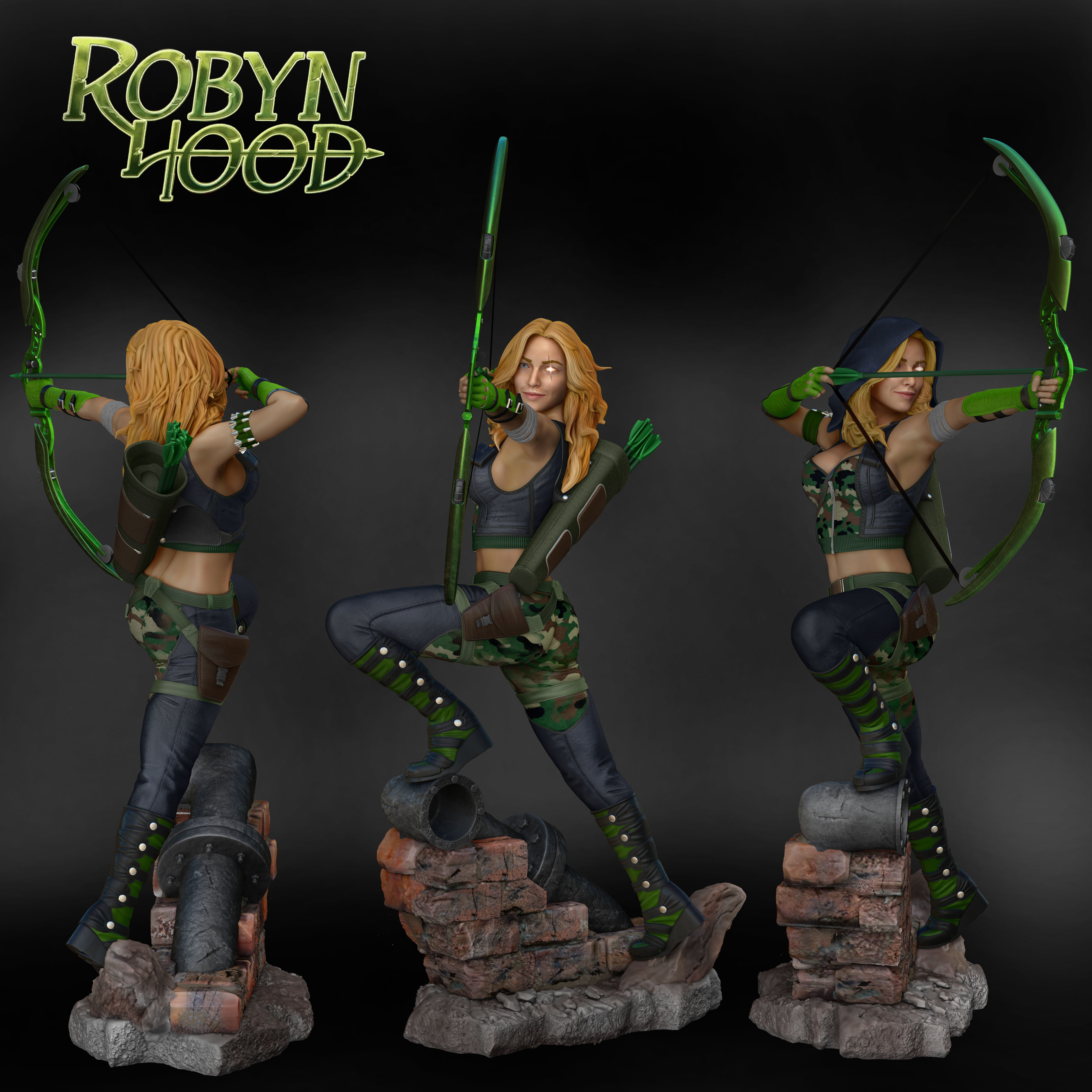 Robyn Hood 3D model 3D printable | CGTrader