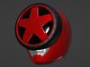 Boonboomger Red Helmet 3D model 3D printable | CGTrader