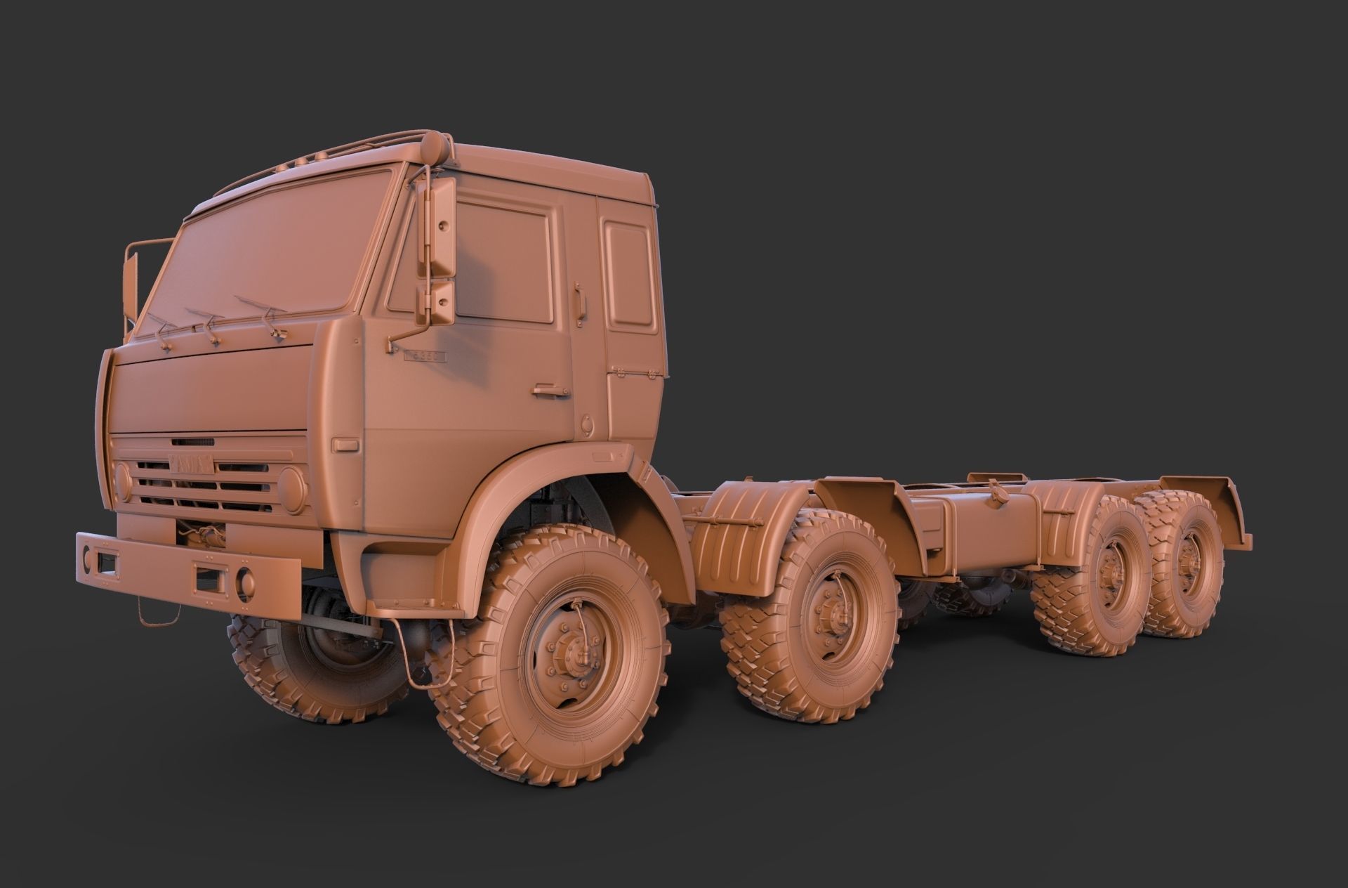 Kamaz 63501 3D model | CGTrader