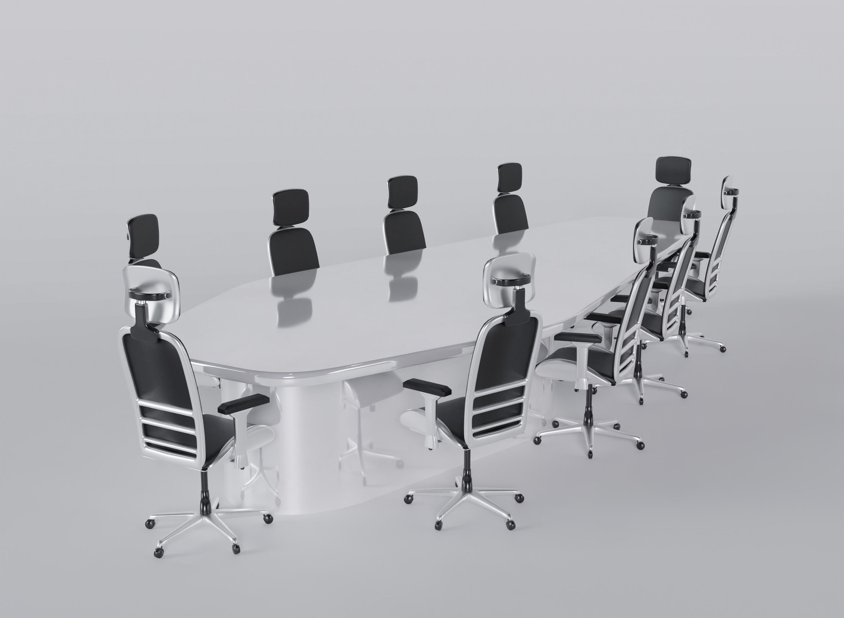 Luxury Conference Room Table 3D model | CGTrader