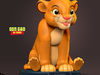 Kid Simba 3D model 3D printable | CGTrader
