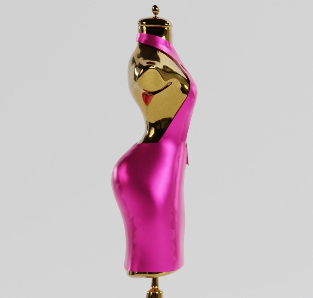 Bratz party DRESS 3D model | CGTrader