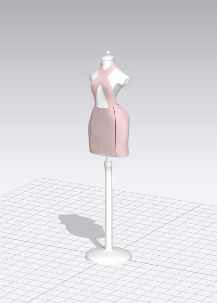 Bratz party DRESS 3D model | CGTrader
