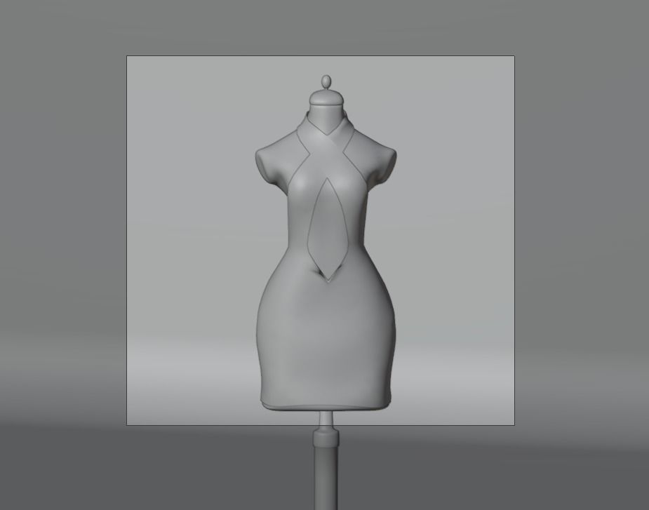 Bratz party DRESS 3D model | CGTrader