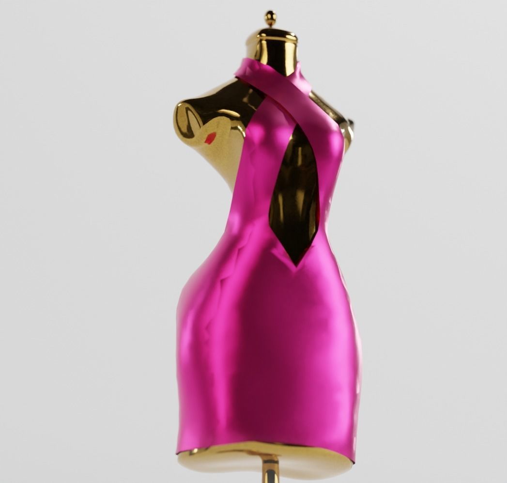 Bratz party DRESS 3D model | CGTrader