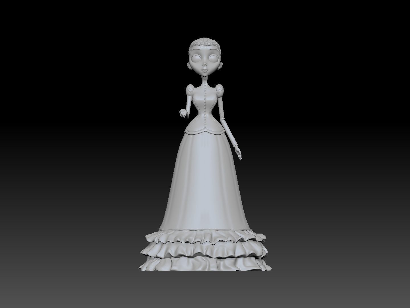 Corpse Bride Victoria Everglot 3D print model 3D model 3D printable ...