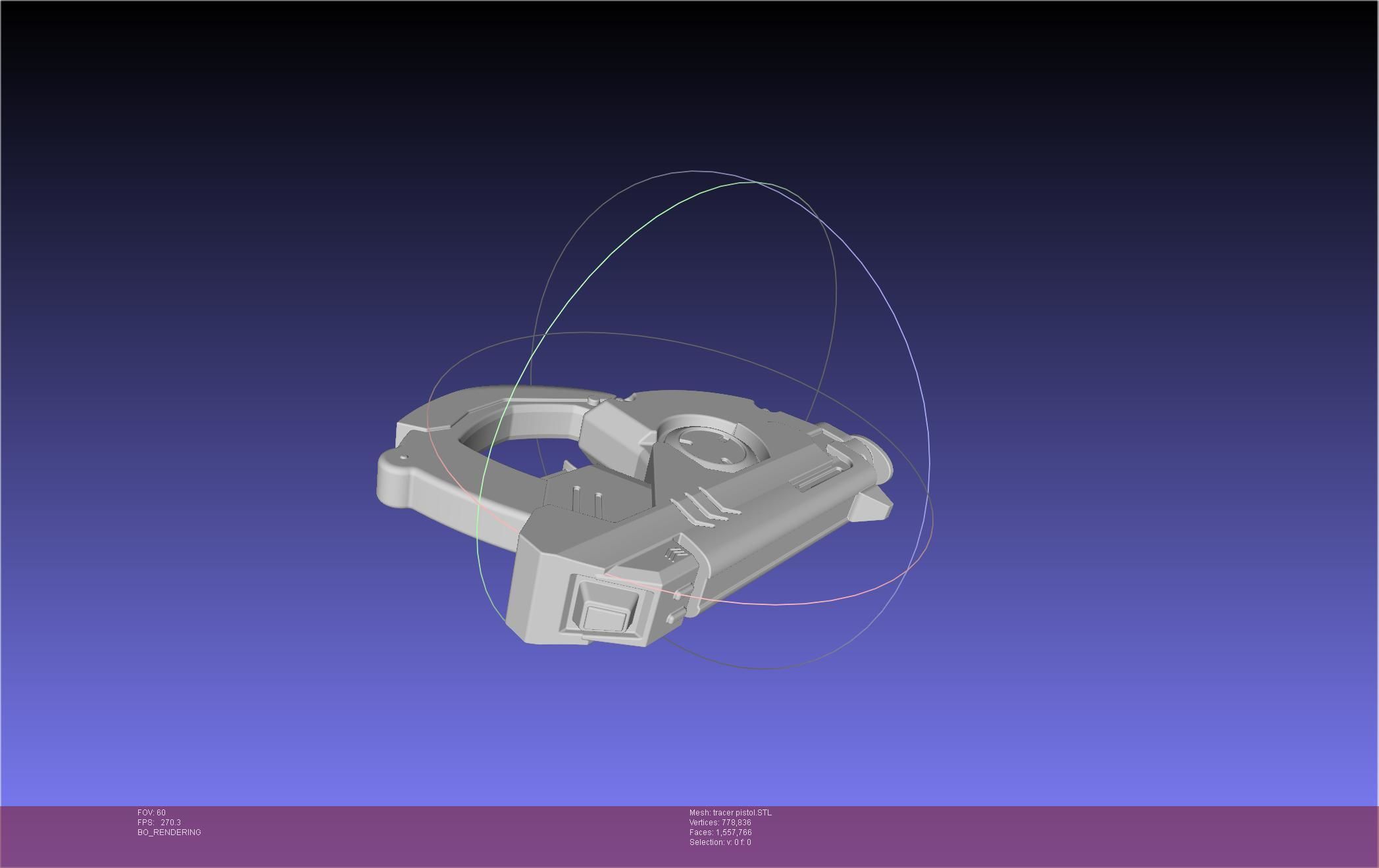 Overwatch Tracer Pulse Pistol 3D model | CGTrader