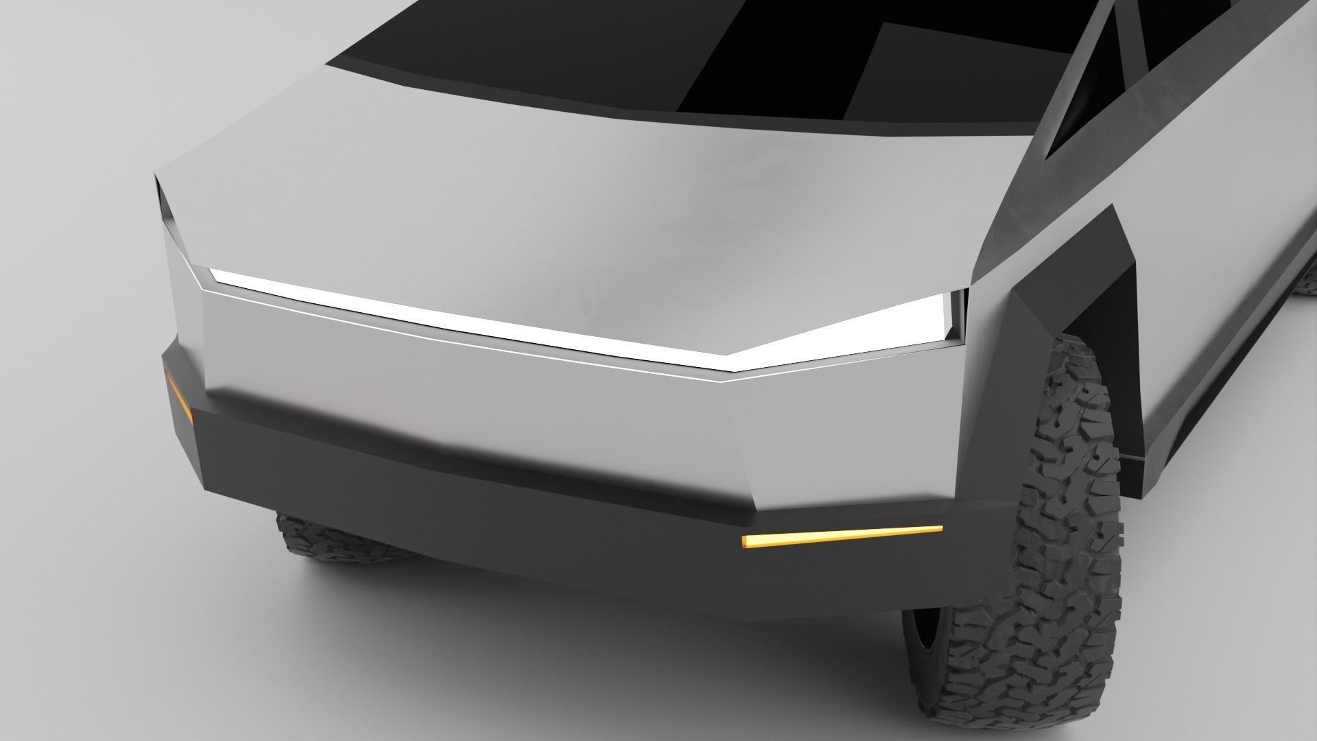 tesla cybertruck model free 3D model | CGTrader