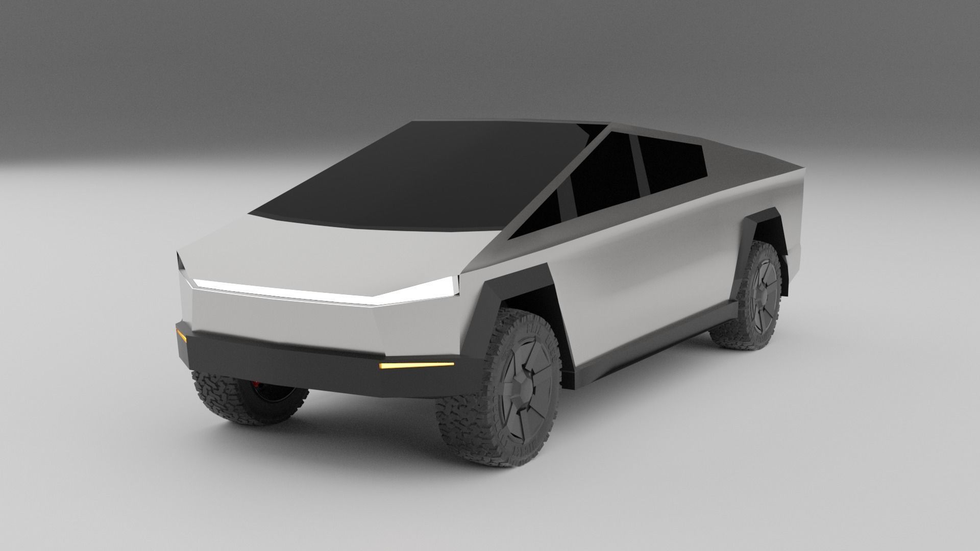 tesla cybertruck model free 3D model | CGTrader