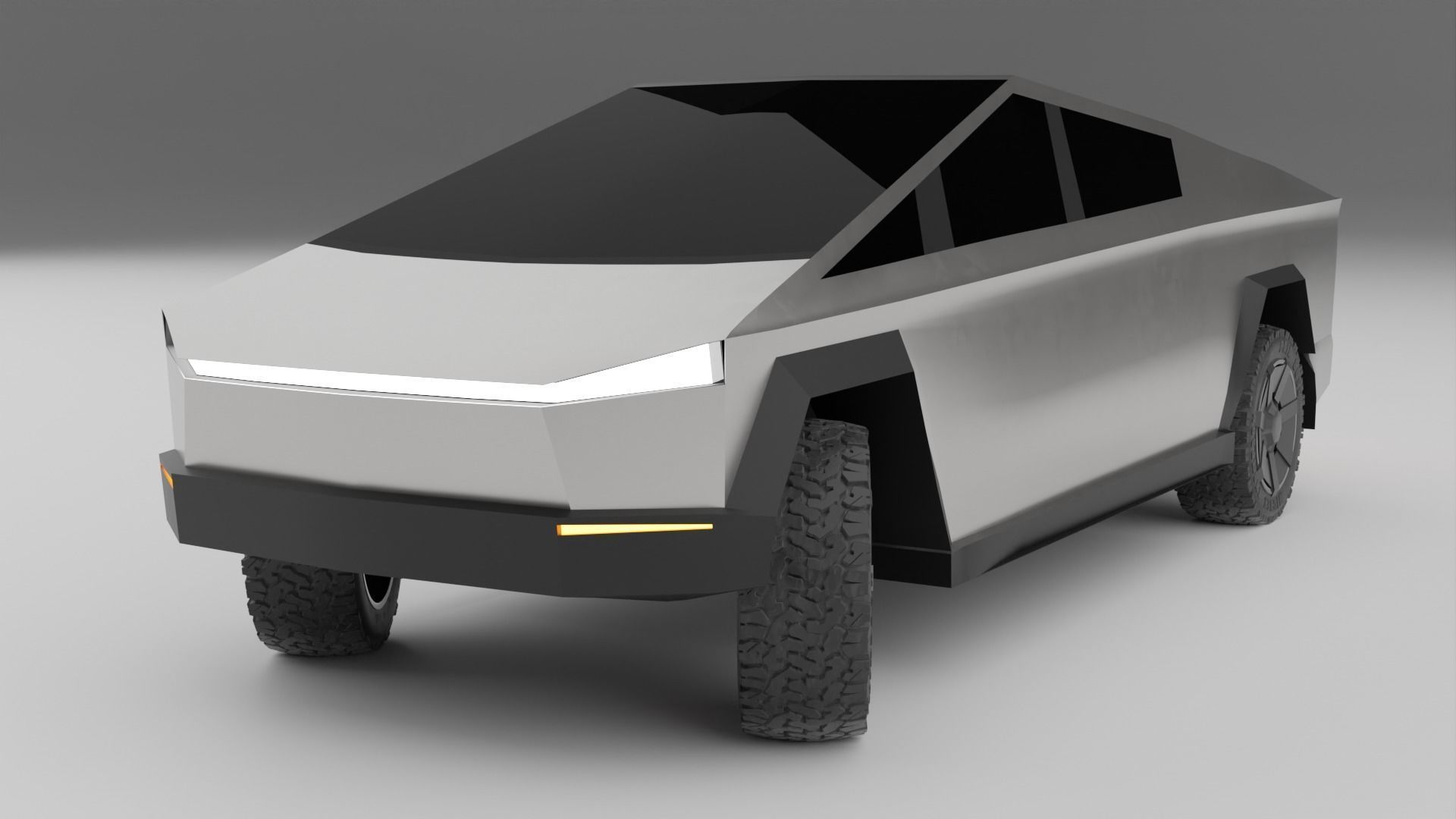 tesla cybertruck model free 3D model | CGTrader