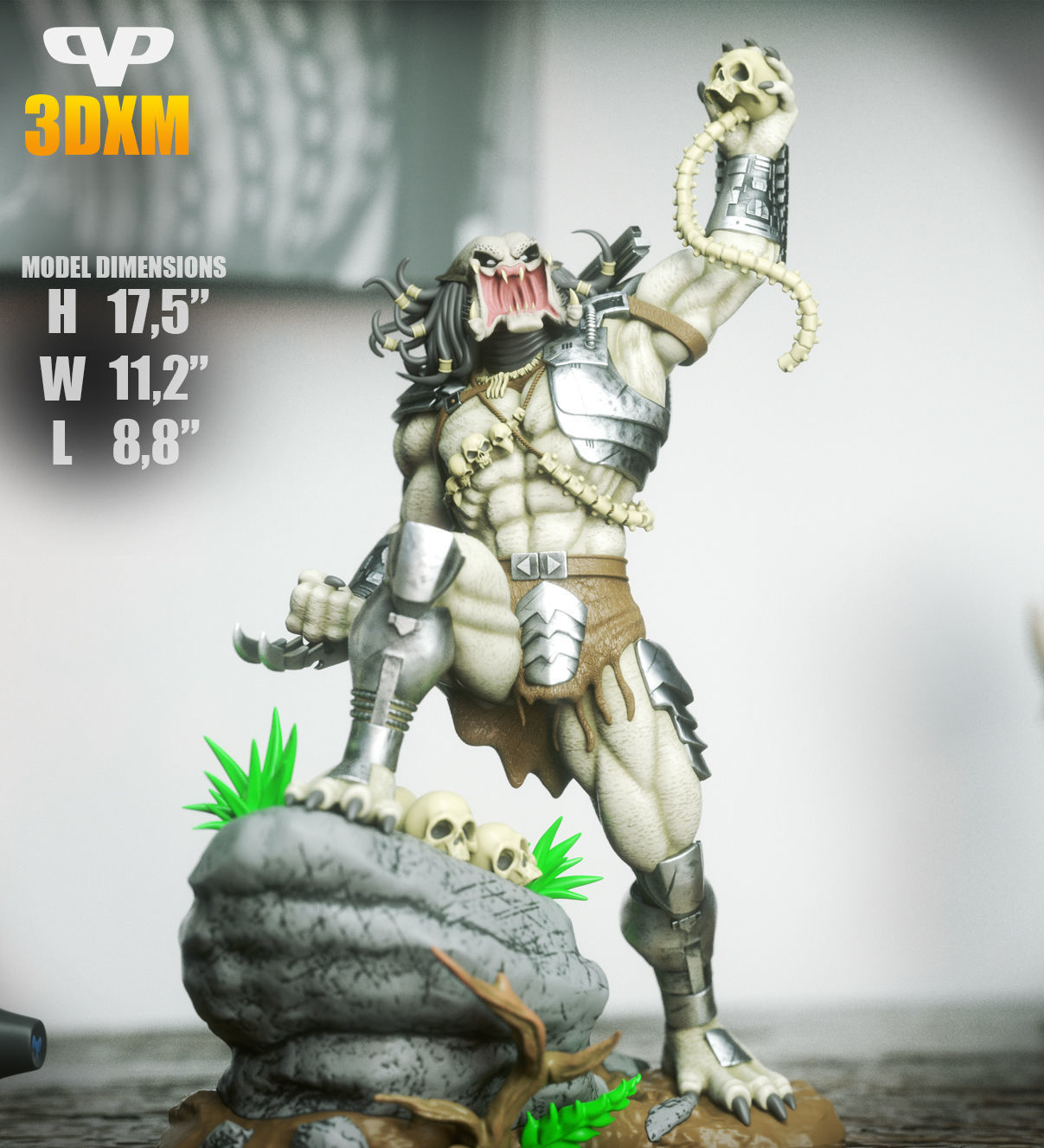 Predator STL for 3D Printing 3DXM ChibiSTL 3D model 3D printable | CGTrader