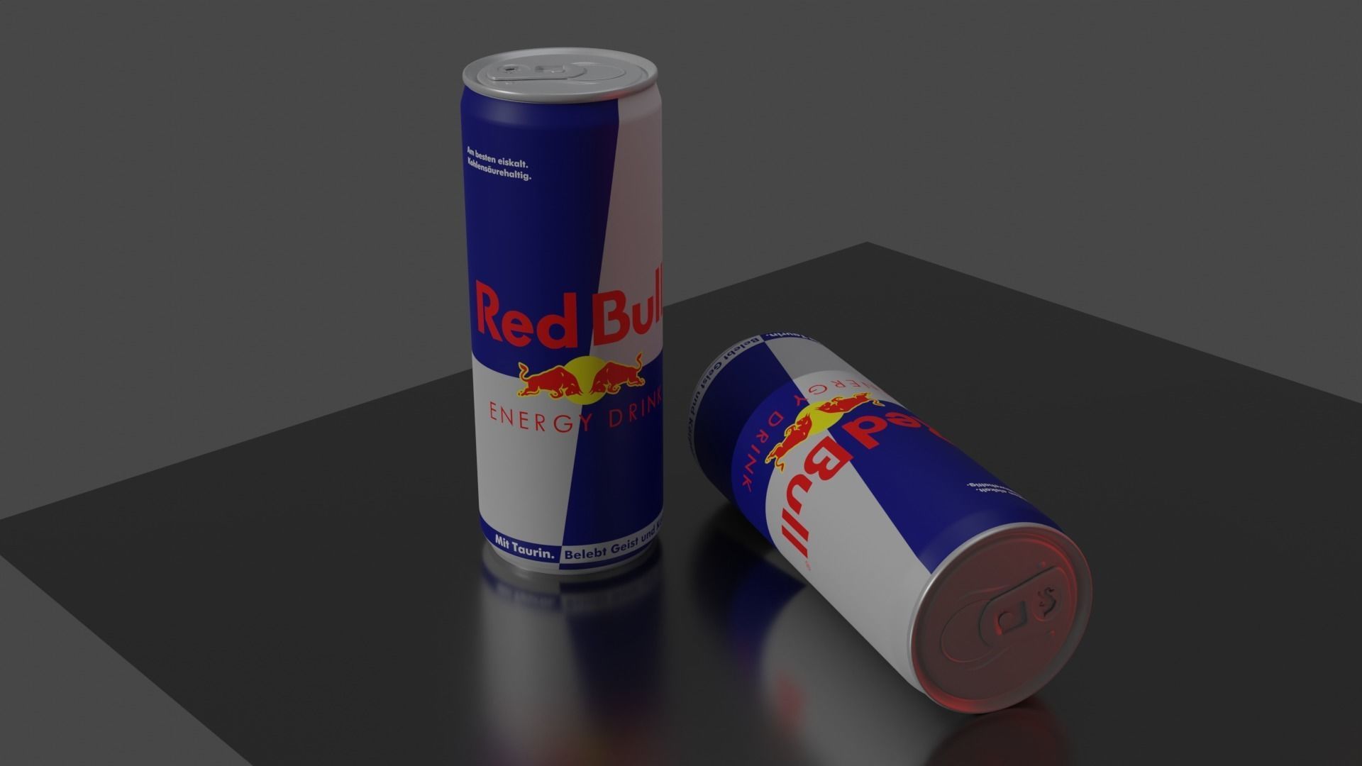 Red Bull Energy Drink Can free 3D model | CGTrader