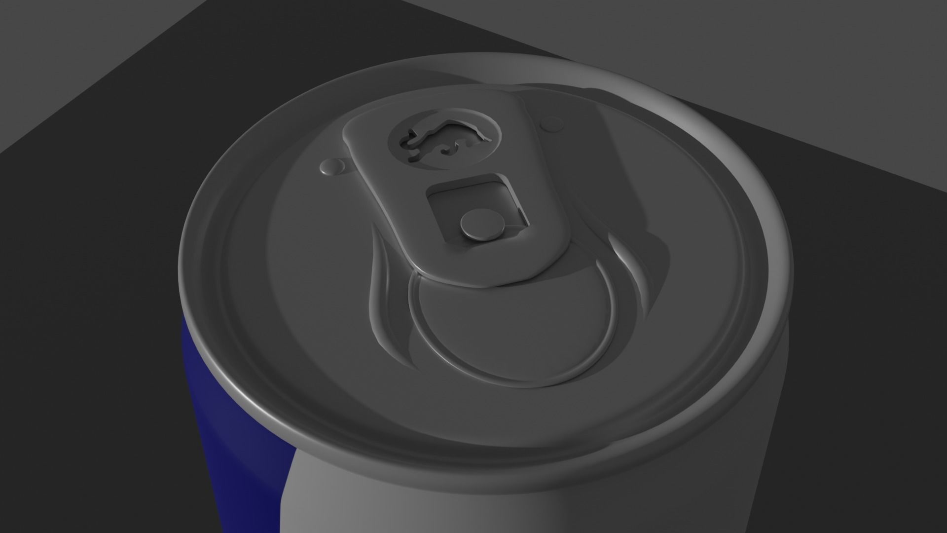 Red Bull Energy Drink Can free 3D model | CGTrader