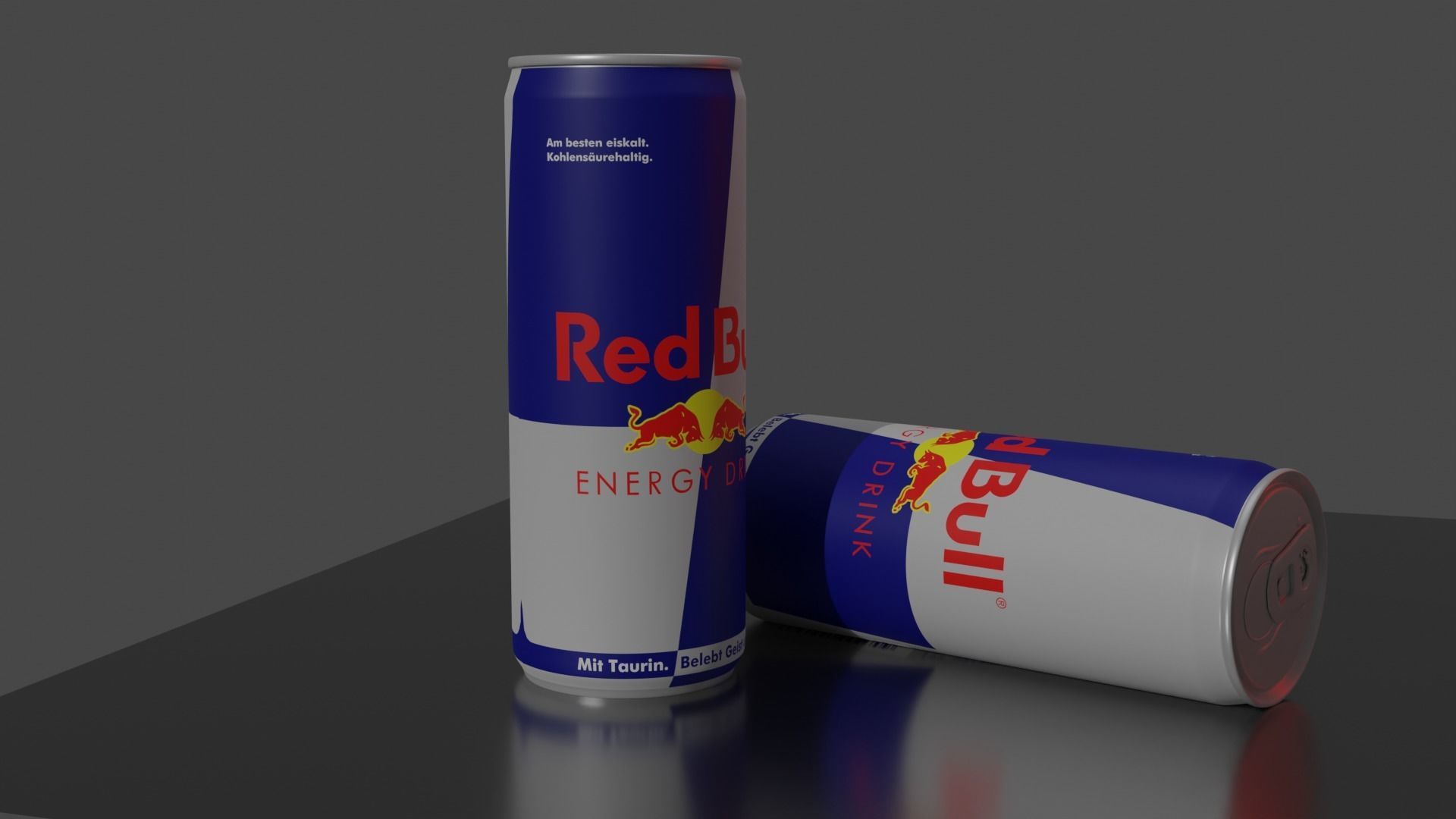 Red Bull Energy Drink Can free 3D model | CGTrader