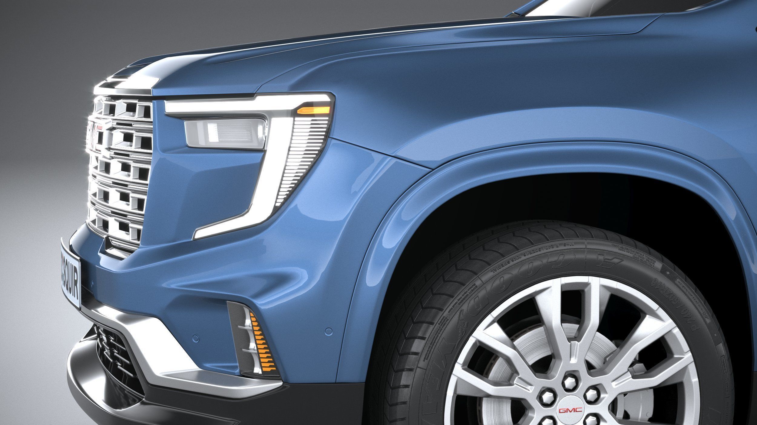 GMC Acadia Denali 2024 3D model | CGTrader