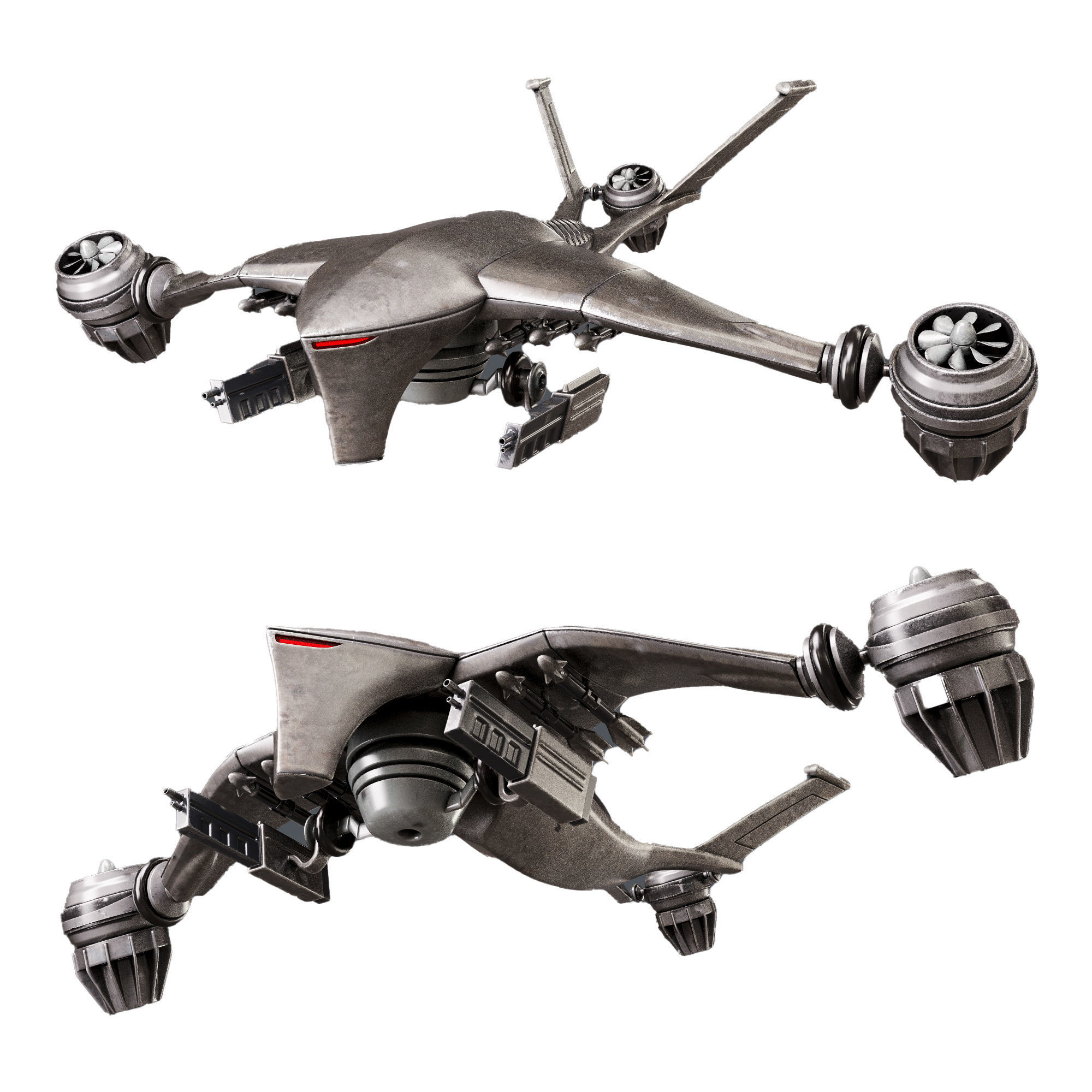 3D model Killer Drone VR / AR / low-poly | CGTrader