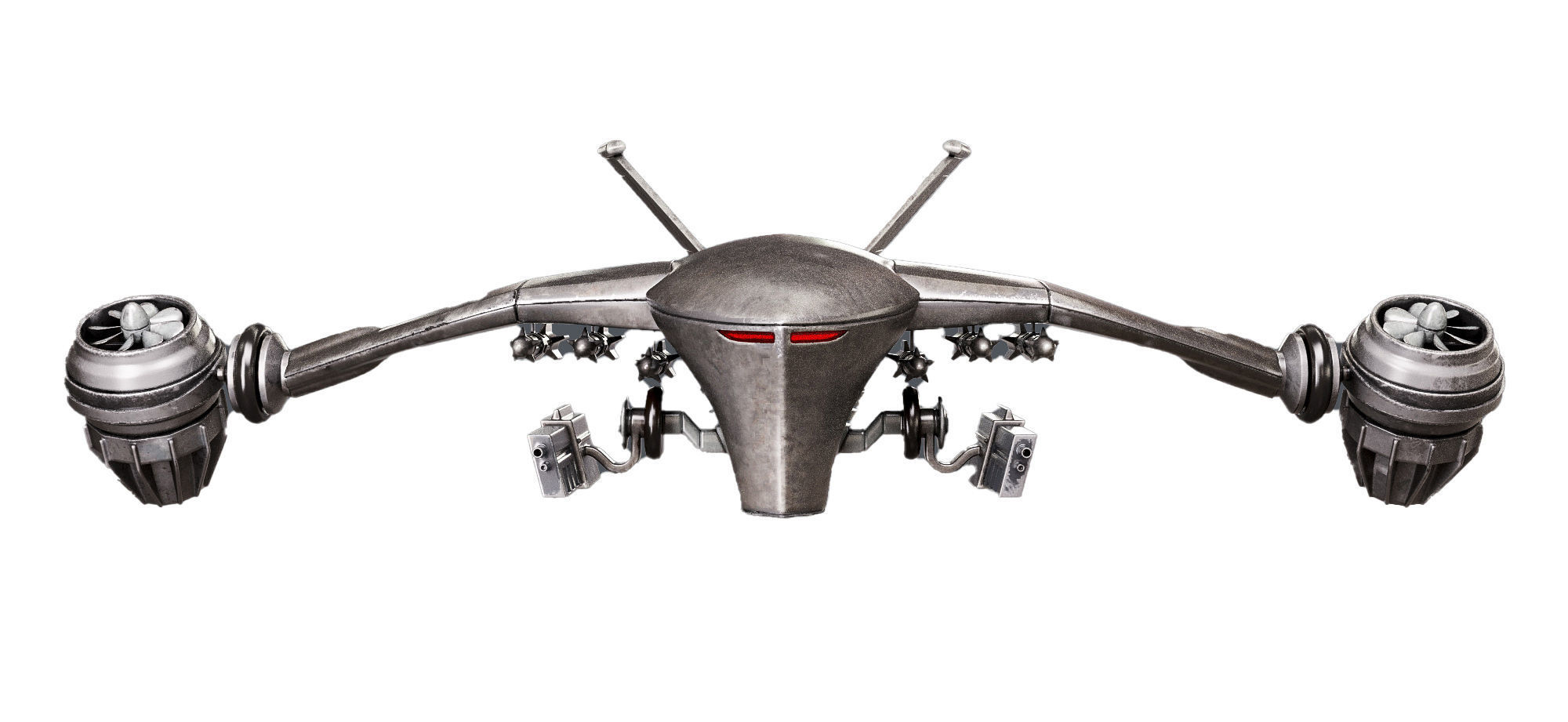 3D model Killer Drone VR / AR / low-poly | CGTrader