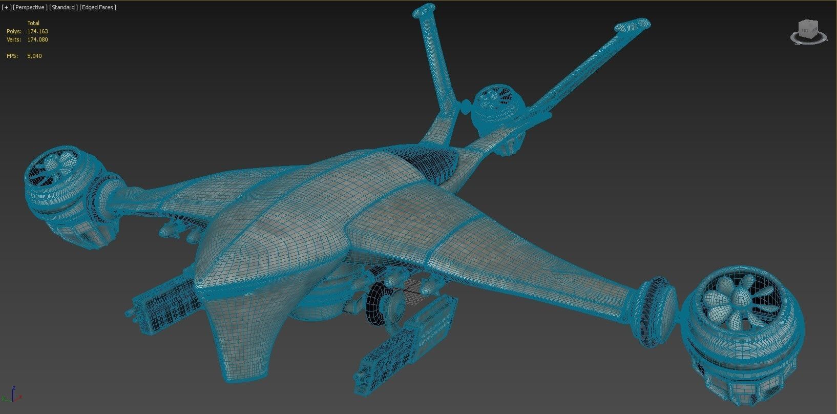 3D model Killer Drone VR / AR / low-poly | CGTrader