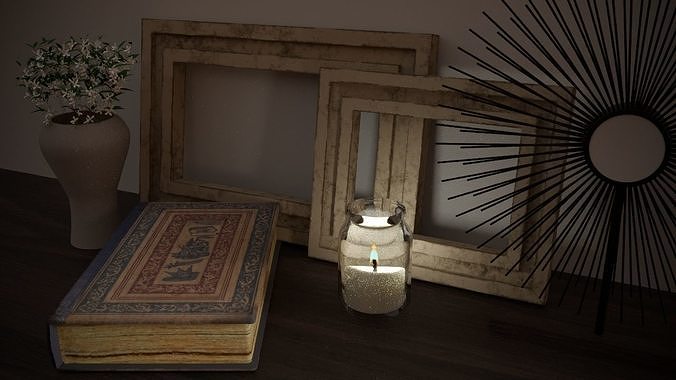 Vintage decorative frames 3D model | CGTrader