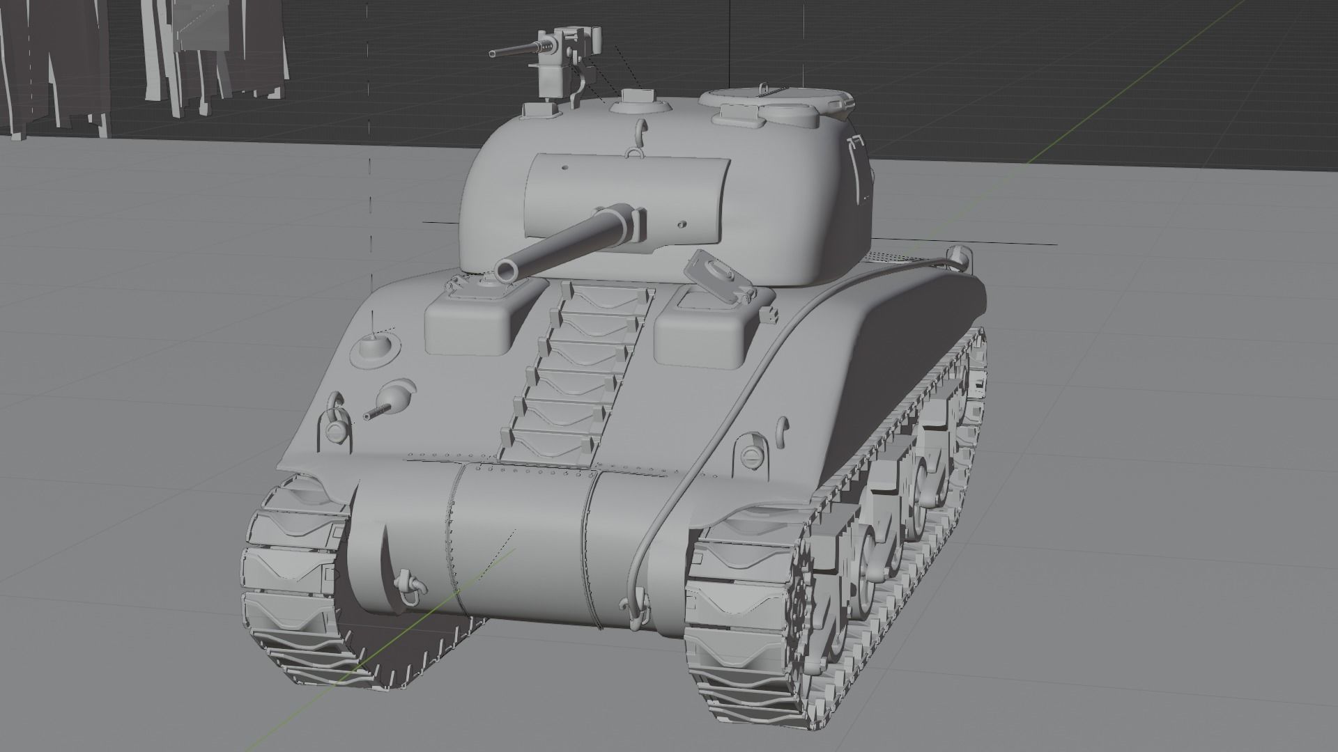 3D model SHERMAN m4 tank VR / AR / low-poly | CGTrader