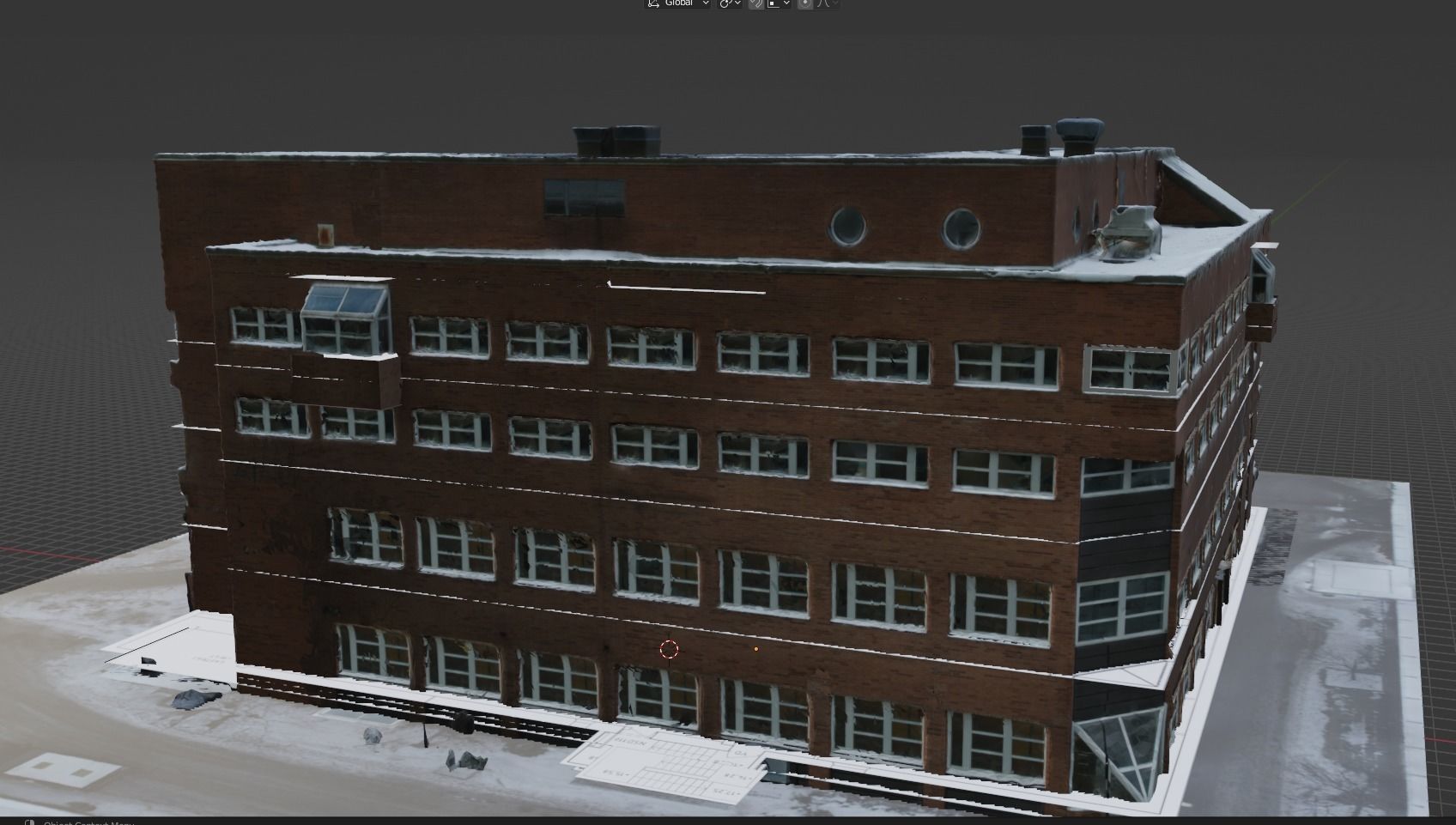 centrum 11 building from 3d scan free 3D model | CGTrader