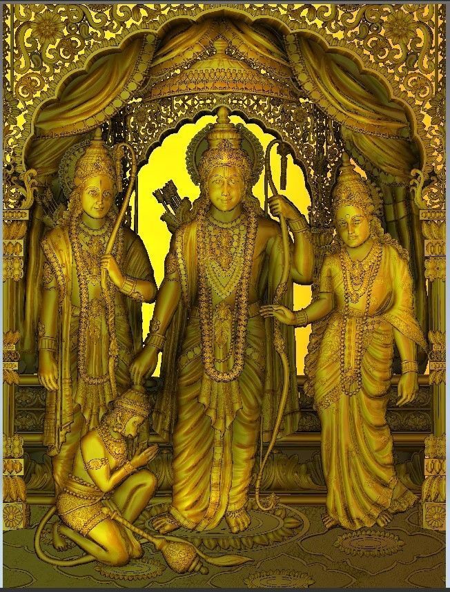 JAI SHRI RAM 3D model | CGTrader