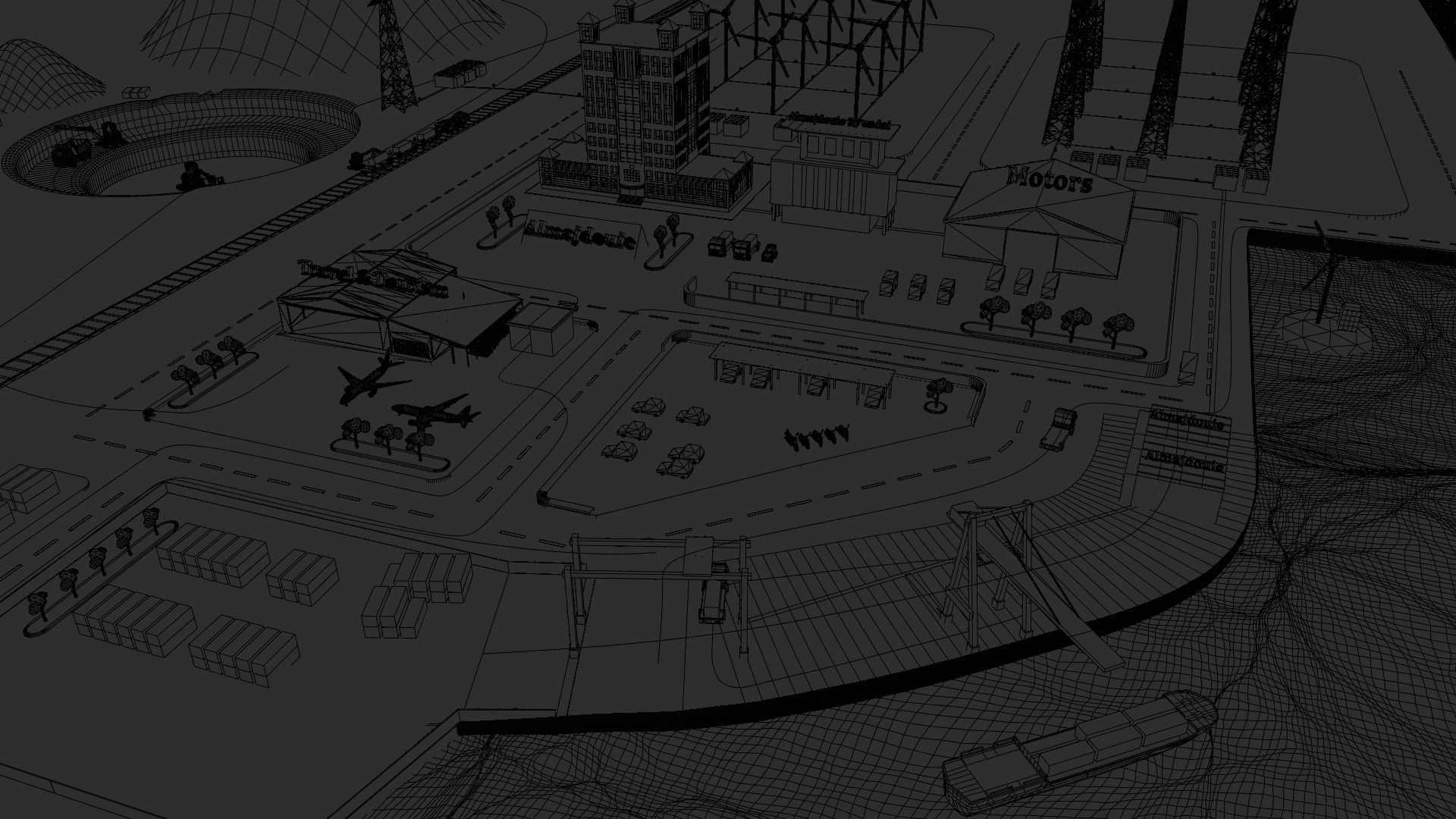 Almajdouie Logistics 3D Model 3D model animated | CGTrader