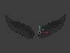 Wings Printable carved decor 12 3D model | CGTrader