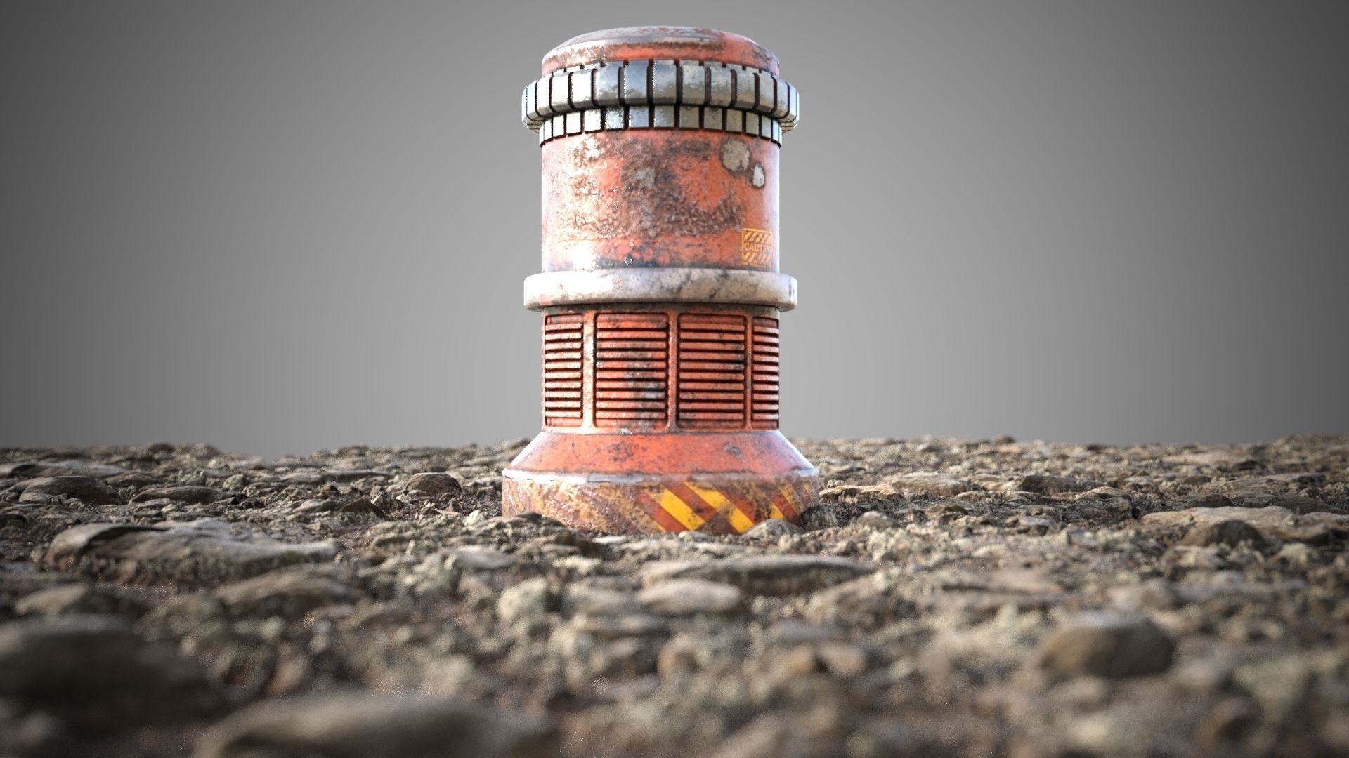 3D model Stone mud ground tile VR / AR / low-poly | CGTrader