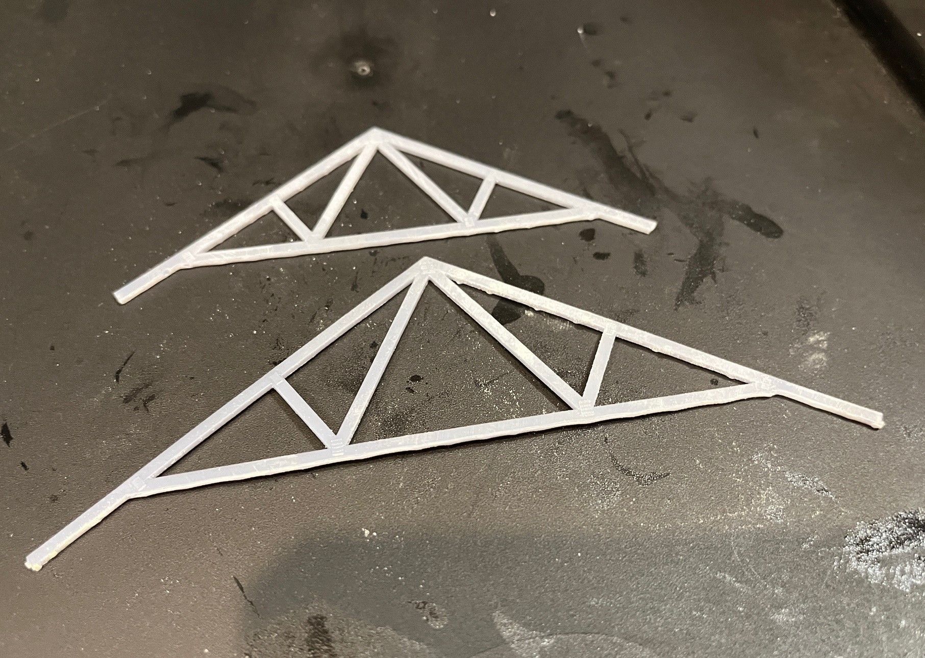 Modelling Roof Trusses for Scratch Building 3D model 3D printable ...