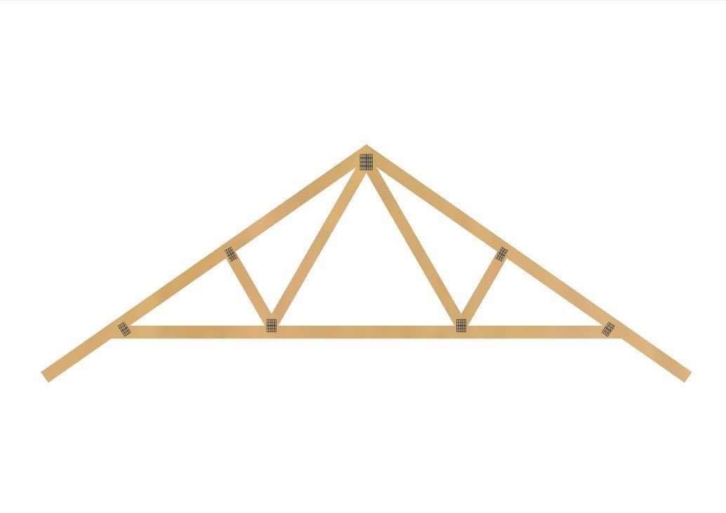 Modelling Roof Trusses for Scratch Building 3D model 3D printable ...