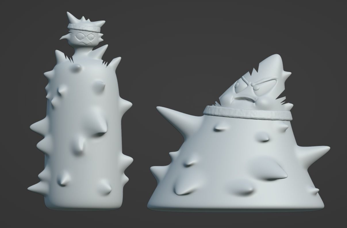 AquaTeen Plutonians Emory and Oglethorpe with ship 3D model 3D ...