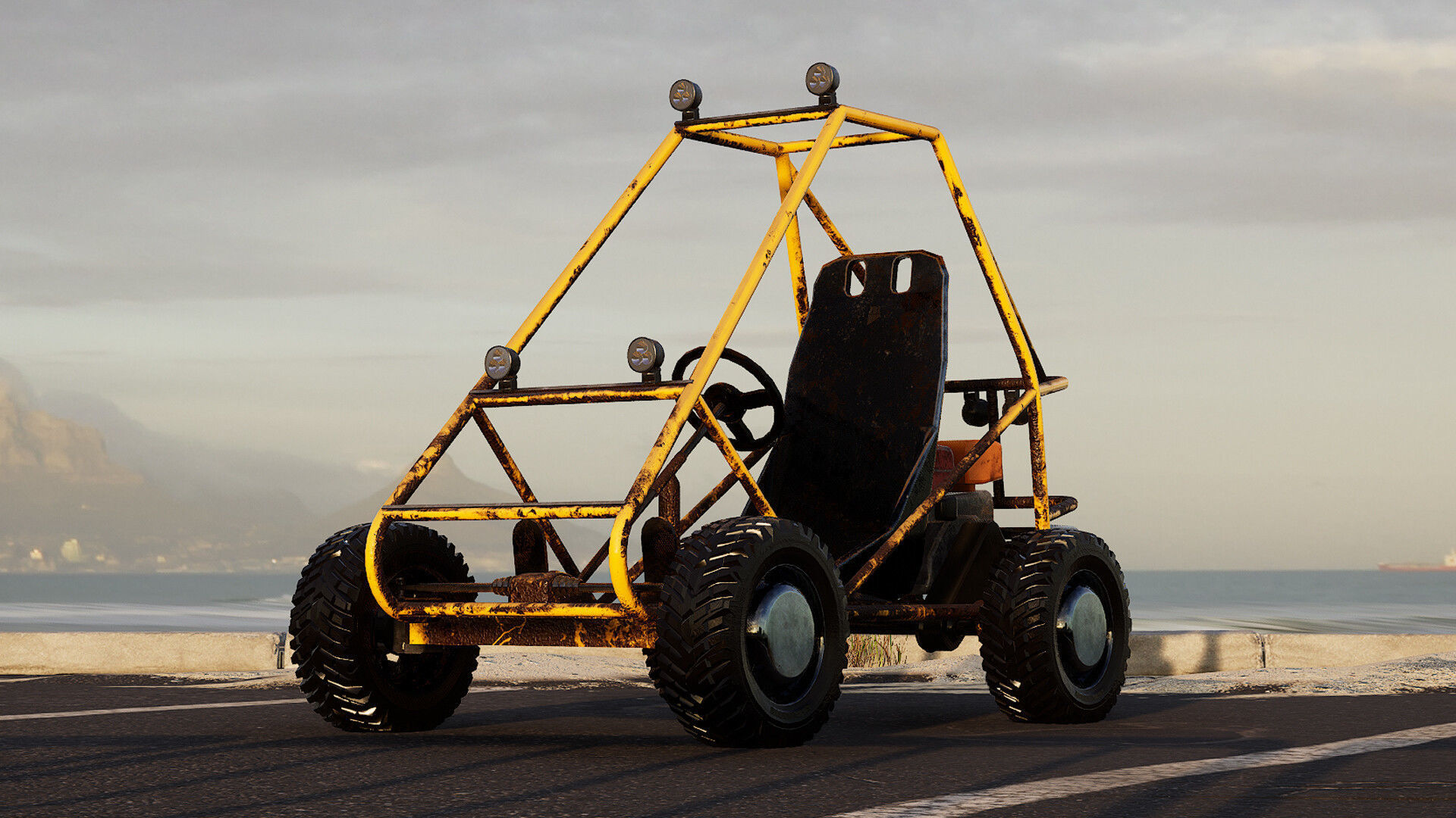 3D model ZBL Buggy - Unreal Engine Project VR / AR / low-poly rigged ...