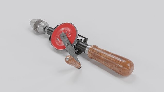 3D model Hand Drill VR / AR / low-poly | CGTrader