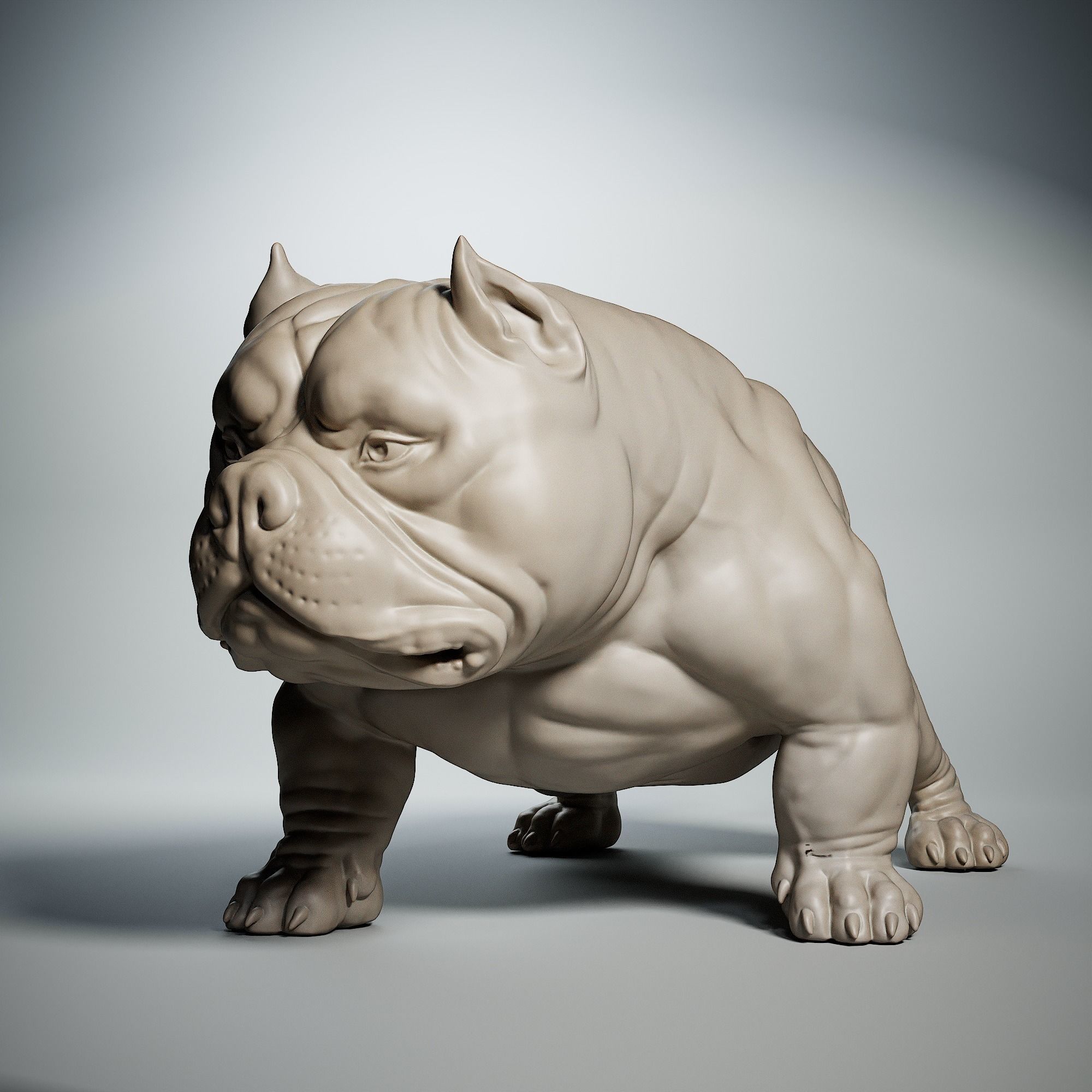 Pitbull Exotic 3D model 3D printable | CGTrader