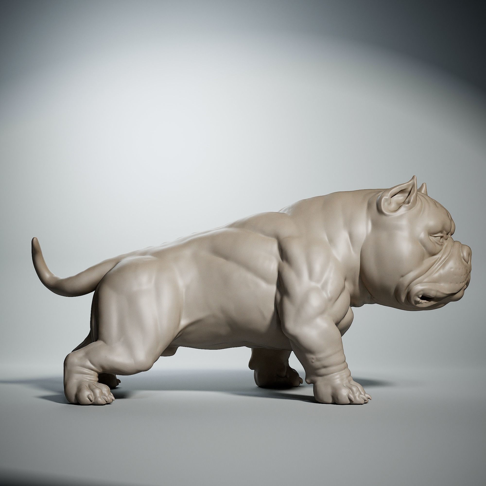 Pitbull Exotic 3D model 3D printable | CGTrader