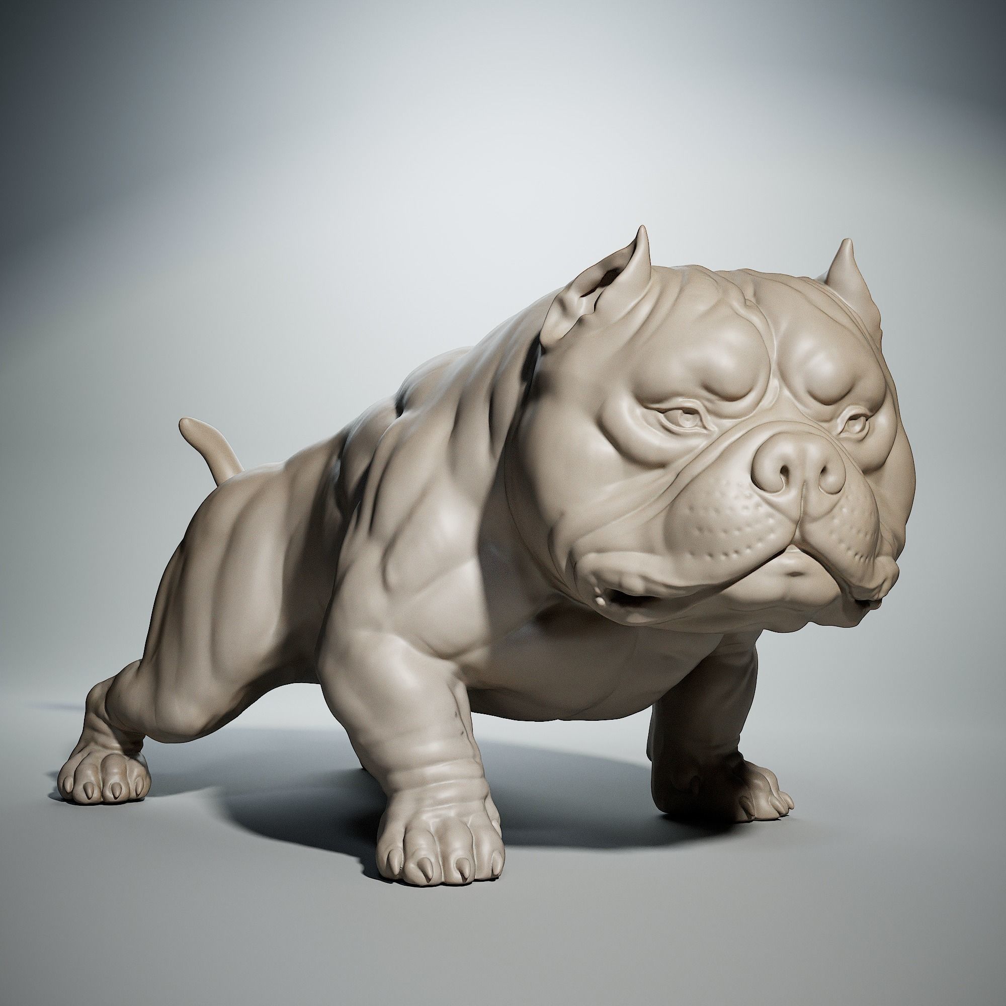 Pitbull Exotic 3D model 3D printable | CGTrader