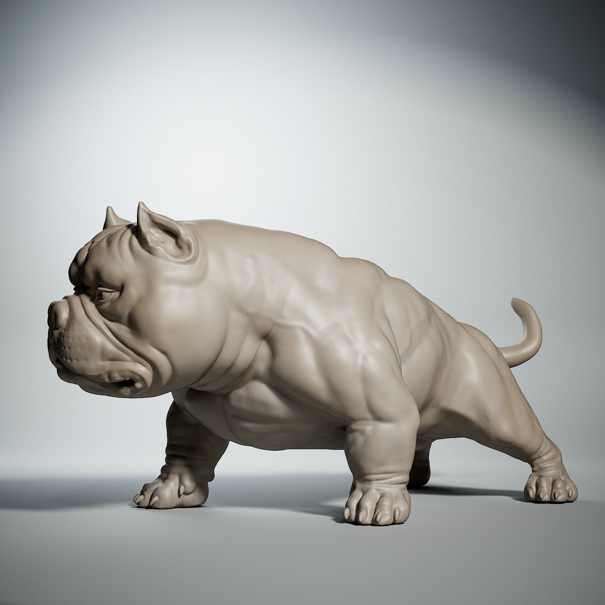 Pitbull Exotic 3D model 3D printable | CGTrader