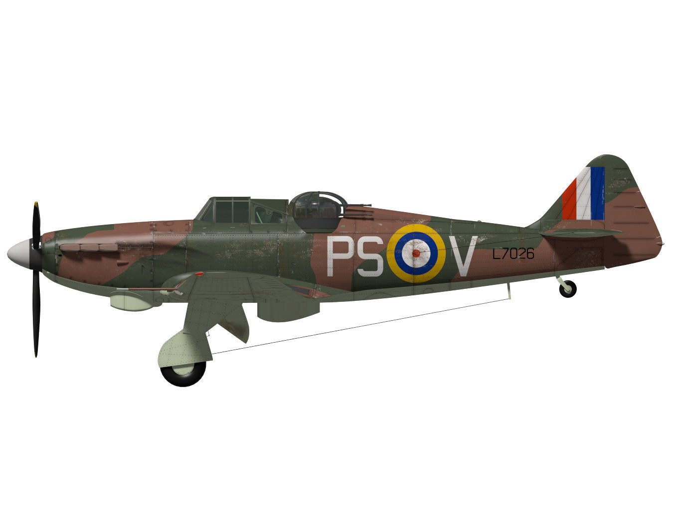 Boulton Paul Defiant Mk1 3D model | CGTrader