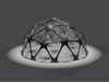 Scifi polysphere greenhouse free 3D model | CGTrader